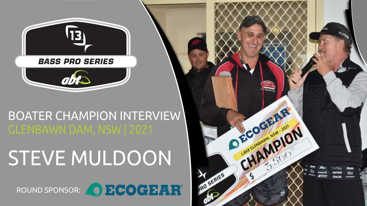 2021 • 13 Fishing BASS Pro Series | Ecogear Glenbawn Dam Boater Winner ...