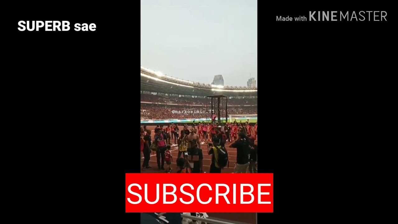 MARCO SIMIC AKRAB DENGAN THE JACK MANIA, PERSIJA, STADION GELORA BUNG ...