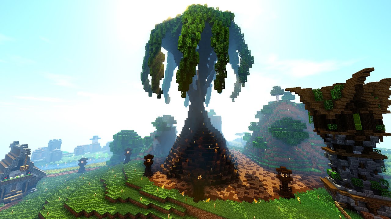 Minecraft TIMELAPSE - MystiQ Tree - YouTube