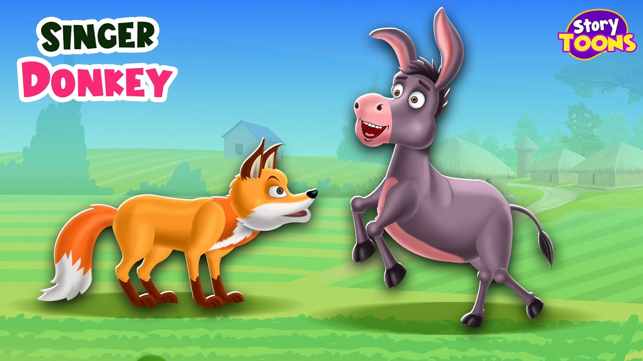 Singer Donkey l English Moral Story l Foolish Donkey l Story - YouTube