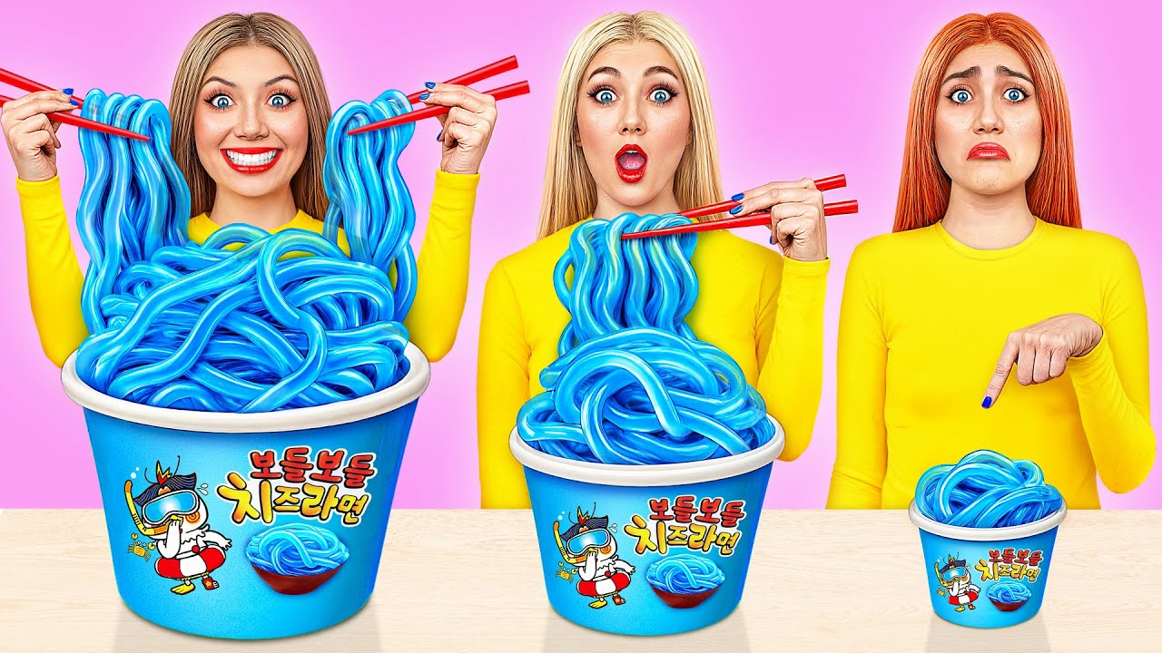 Velký, Střední a Malý Talířová Výzva | Vtipné Situace s Jídlem Multi DO ...