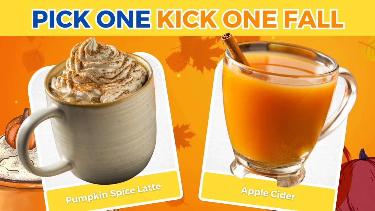 Pick One Kick One Fall Edition! 🍁 Autumn Would You Rather Game! - YouTube