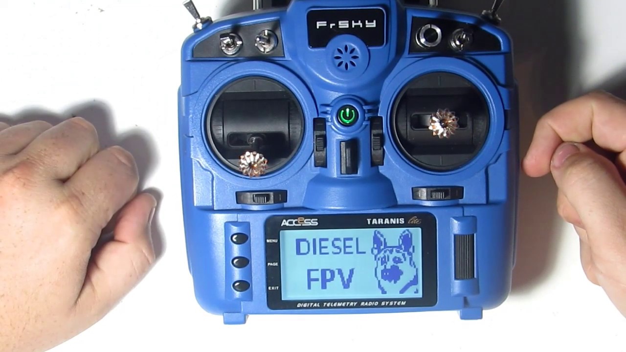 FrSky Taranis X9 Lite Splash Screen Install - YouTube