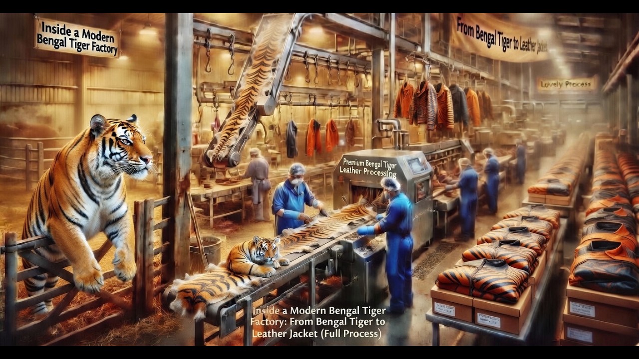 Inside the Secret Bengal Tiger Mega-Factory:Raw Tiger to $10,000 Luxury ...