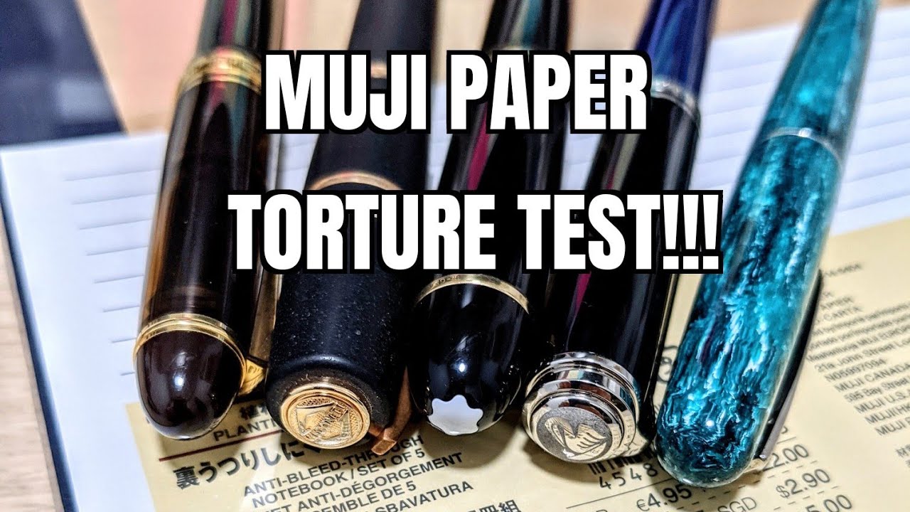 Muji Paper - Best Value Fountain Pen Paper? - YouTube