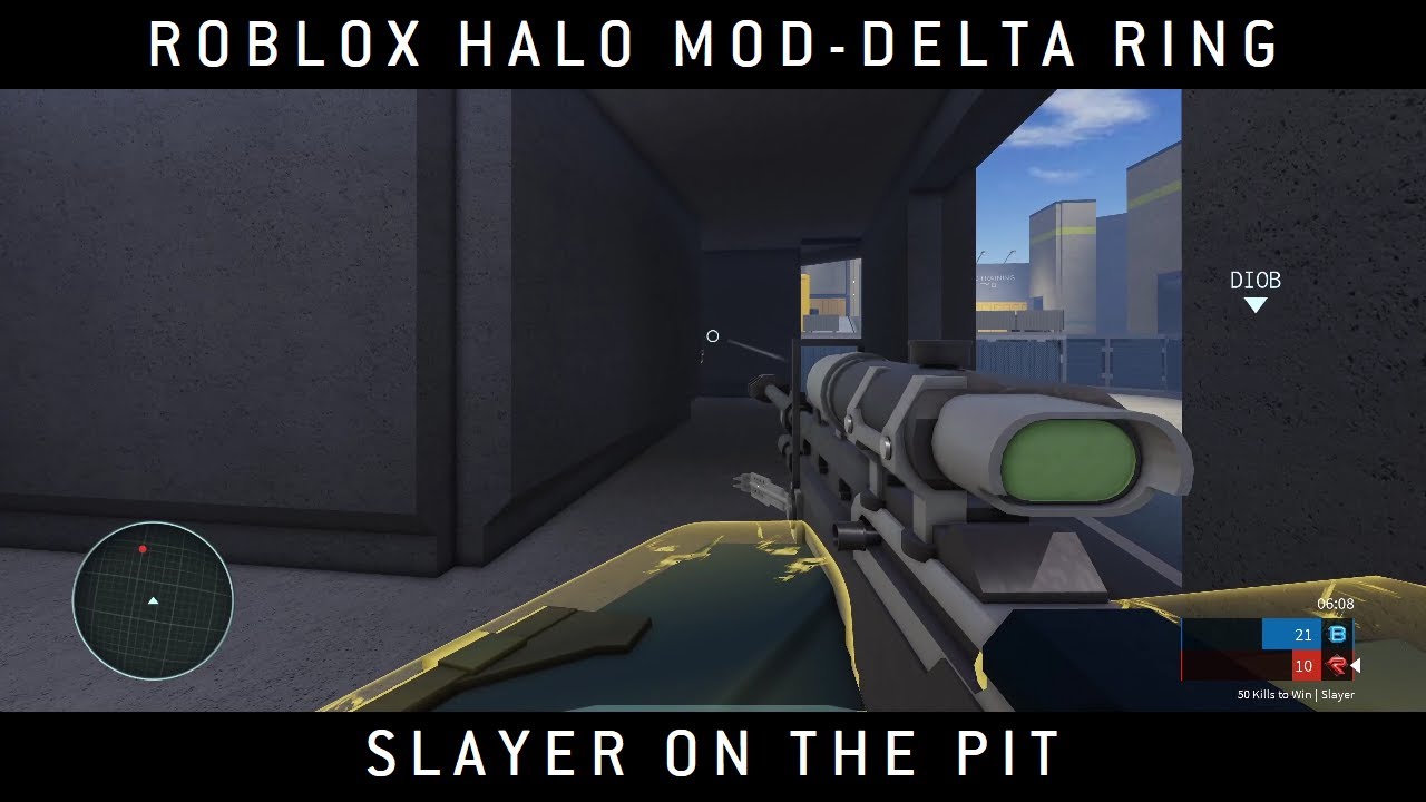 Roblox Halo Mod - Delta Ring Slayer on The Pit - YouTube