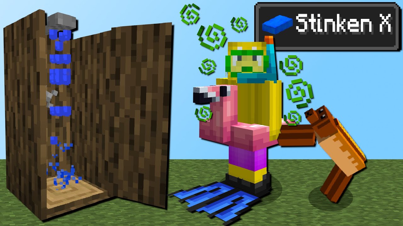Stinken in Minecraft! (Dusche und neue Effekte) - Hygiene Mod - YouTube