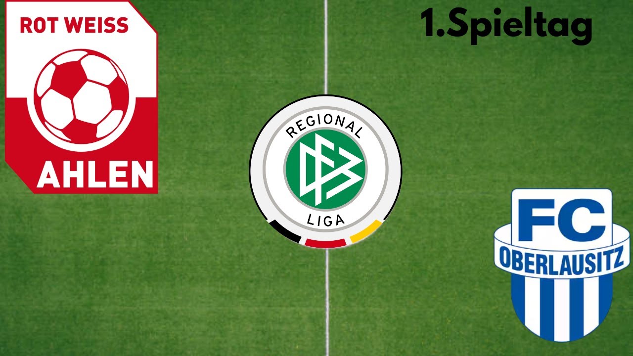 Rot Weiß Ahlen gegen FC Oberlausitz 1.Spieltag Regionalliga - YouTube