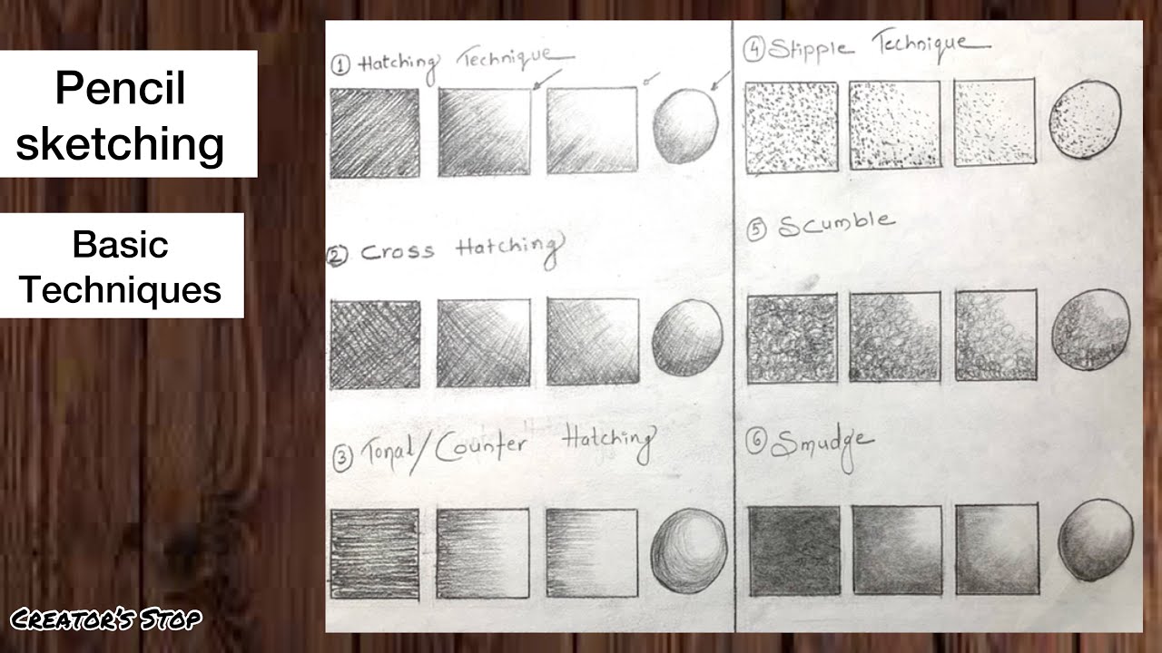 Pencil Sketching Techniques. Shading Techniques. Learn to Sketch with ...