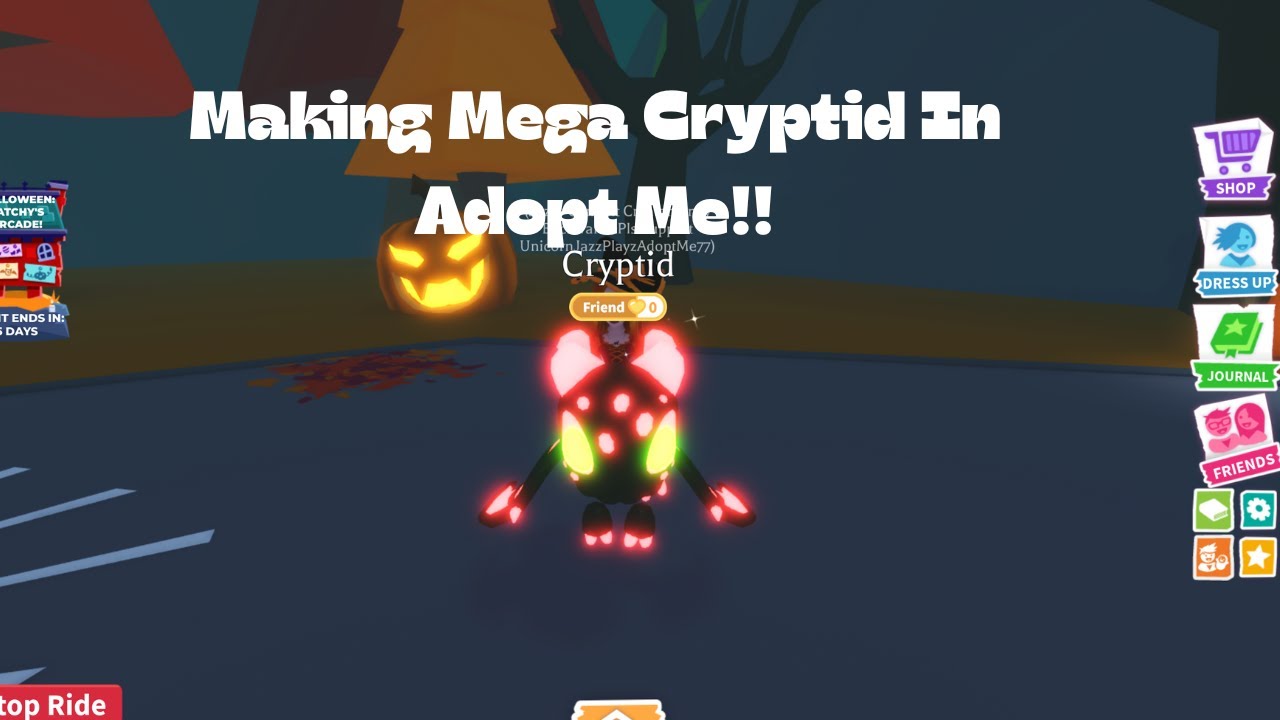 Making Mega Cryptid in Adopt Me!! - YouTube
