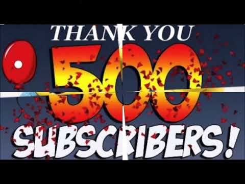 500 Subscriber Celebration! 500 Subscribers Special Video - YouTube