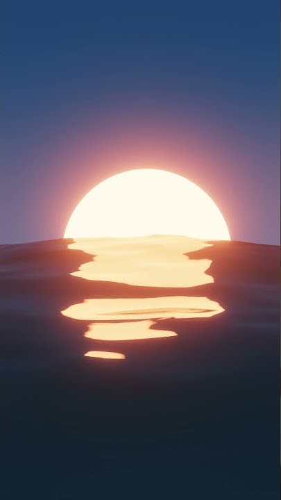 Sunset animation Blender EEVEE - YouTube