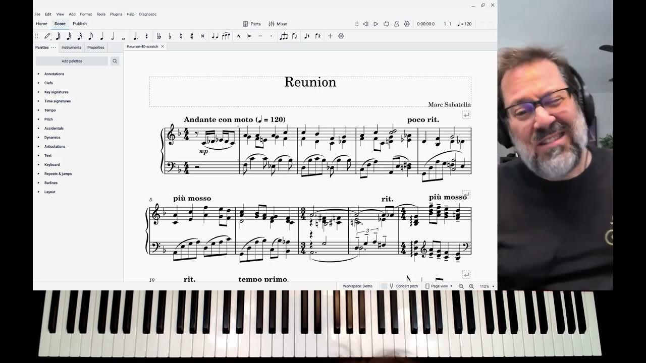 Orchestrating "pianistic" accompaniment - YouTube
