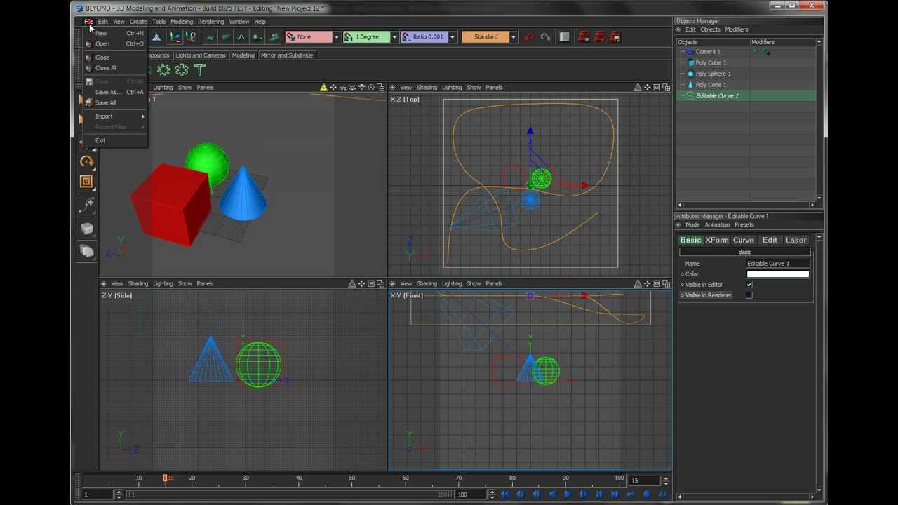 BEYOND 3D Tutorial Chapter 6: Lathe and Extrude - YouTube