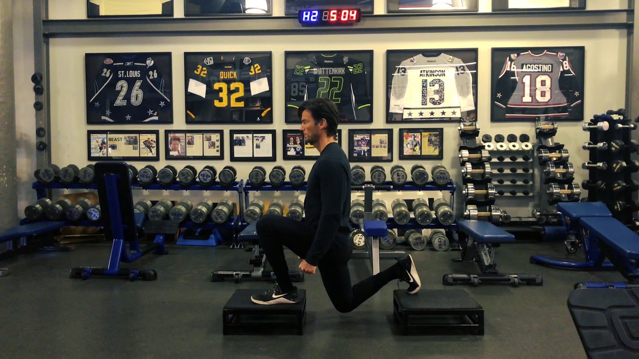 Isometric Split Squat Hold - YouTube