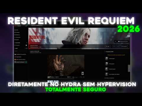 Resident Evil Requiem NO HYDRA OFICIAL | SEM HYPERVISION | instalando e jogando | ATUALIZADO 2026