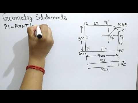 CNC//APT Programming//Geometry Statements #cncmilling - YouTube