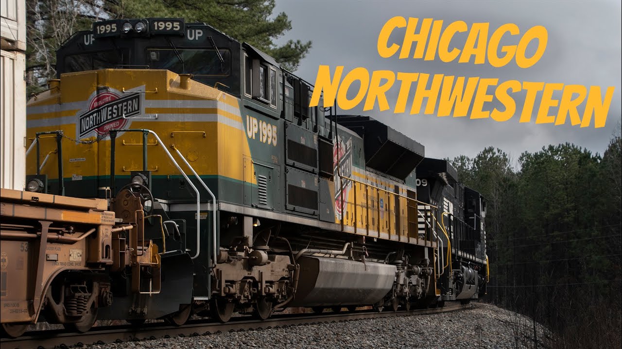[4K] UP's CNW Heritage Unit, High Hood, and More on NS's Atlanta North ...