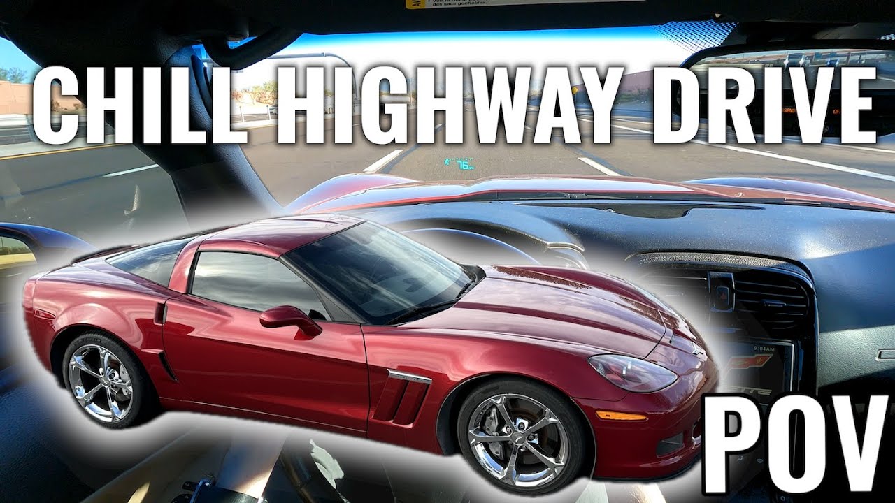 C6 Corvette POV - Chill Highway Driving (Phoenix Loop 202) - YouTube
