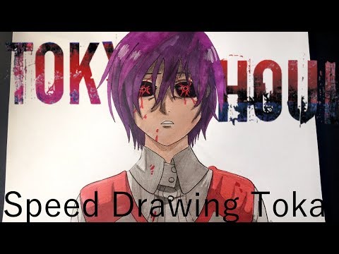 Speed Drawing : Toka [Tokyo Ghoul] - YouTube