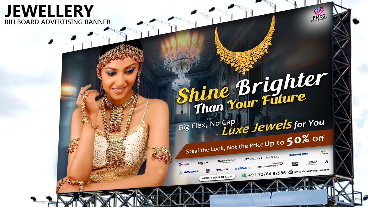 Jewellery Billboard Advertising Banner Design | Hoarding Banner Design ...