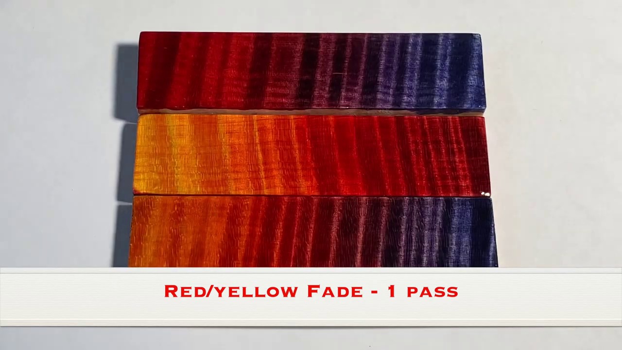 Tutorial for PRS-style dragon breath / fade / glow finish using ...