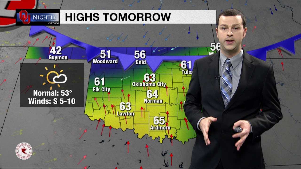 Student Meteorologist Brian Briggs Resume Reel Spring 2018 - YouTube