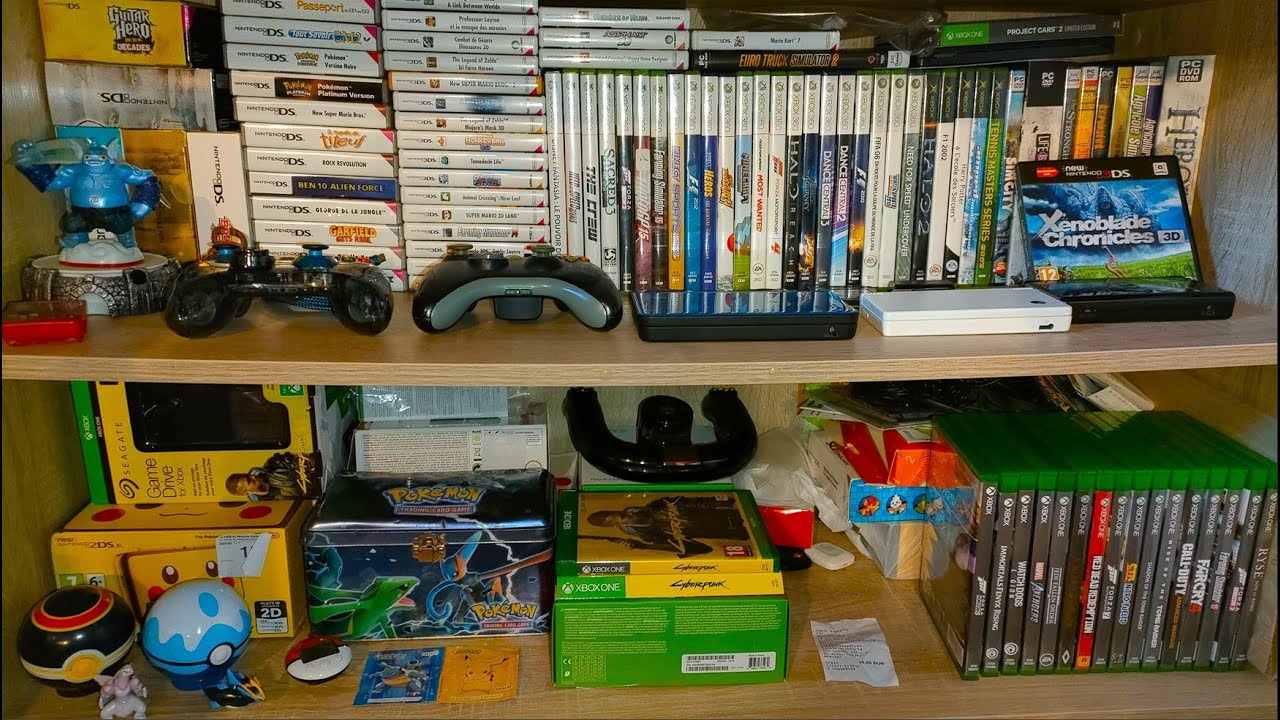 PRÉSENTATION DE MA COLLECTION DE JEUX VIDÉO - YouTube