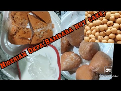 How to make Nigerian Okpa(Bambara nut cake) with few ingredients (# ...