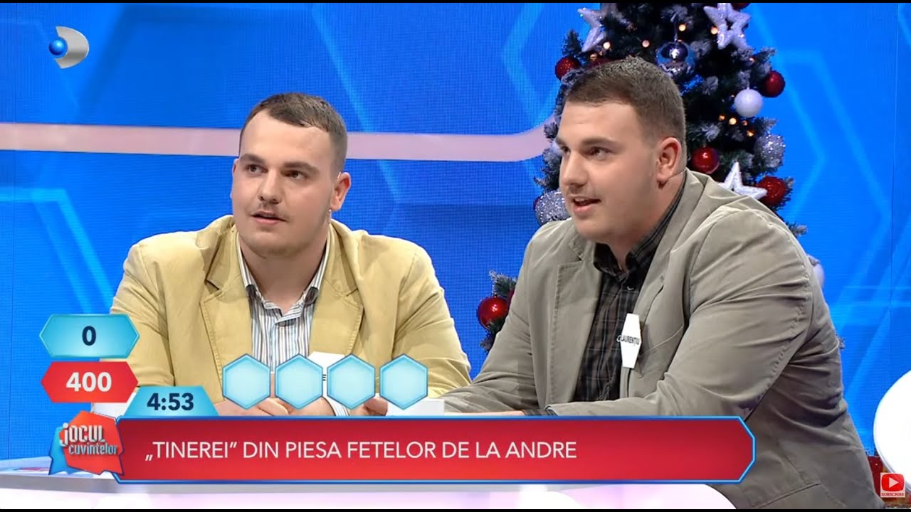 Jocul cuvintelor cu Dan Negru - Gemenii Vali si Laurentiu intra in ...