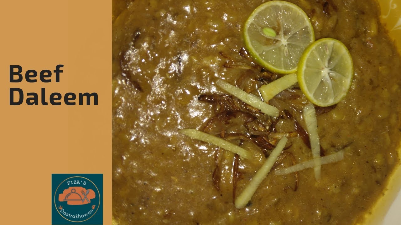 Beef Daleem /Beef Haleem Recipe - YouTube