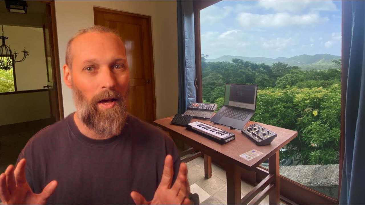 I Built A Minimal Travel Music Studio Setup - YouTube