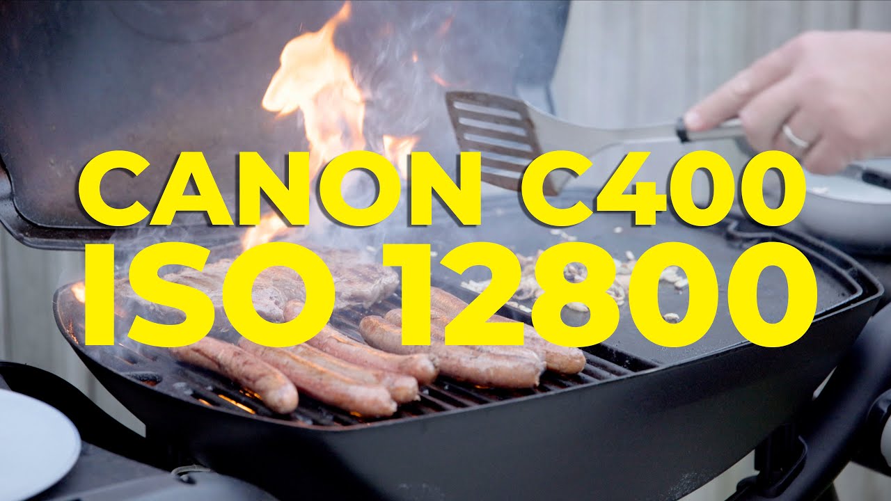 BBQ Test - Canon C400 - ISO 12800 - YouTube