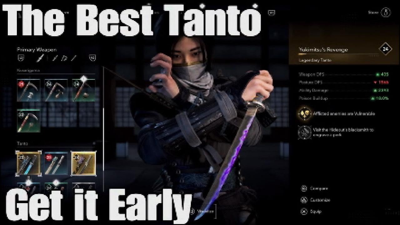 Assassin's Creed Shadows the best Tanto in the game. Get it NOW!! - YouTube