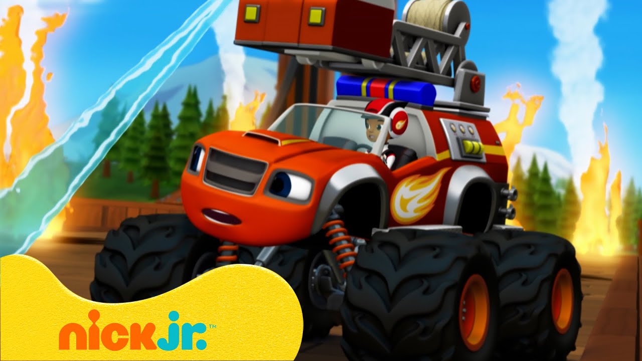 Blaze and the Monster Machines | Feuerwehrauto-Blaze to the Rescue ...