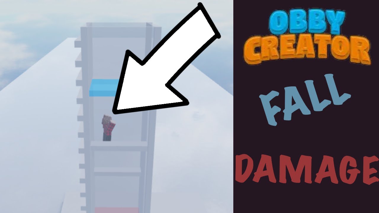 How To Make Working Fall Damage In Obby Creator! - YouTube