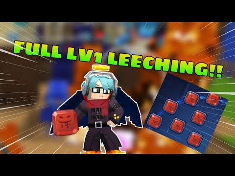 Using full lv1 leeching rune in ranked bed wars!!/ asia region(Blockman ...