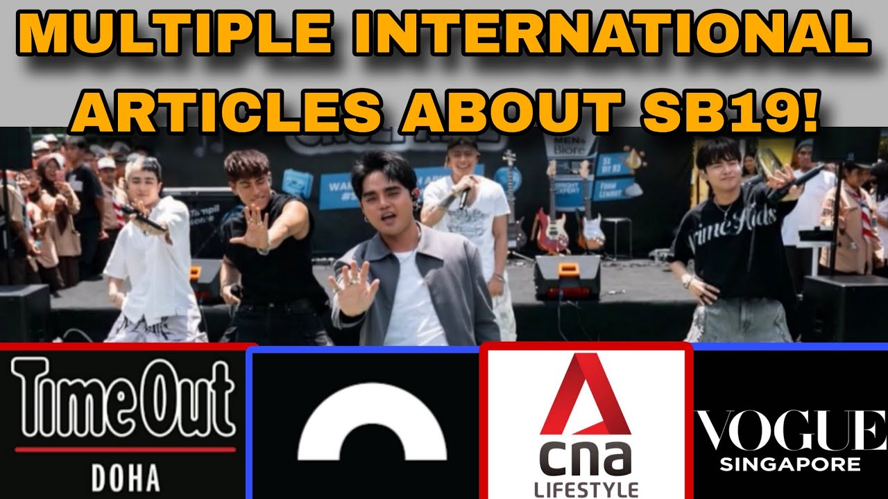 BREAKING: SB19 FEATURED IN MULTIPLE INTERNATIONAL ARTICLES! | Esbi ...