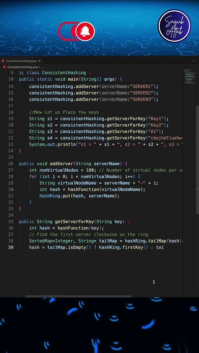 How to Implement Consistent Hashing in Java? #ytshorts #coding #programming - YouTube