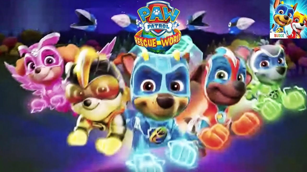 PAW Patrol Rescue World - New Mighty Pup powers with Rubble & Zuma ...