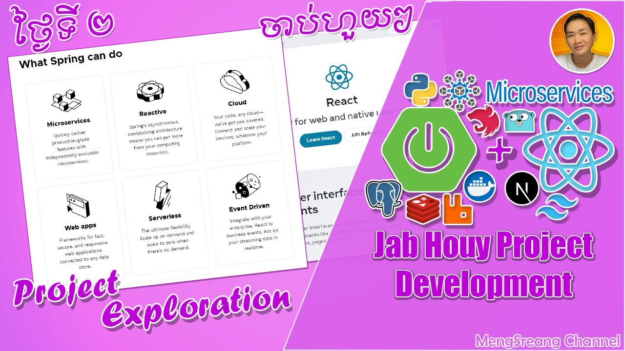 Project Exploration - Jab Houy Project Development Day 2 | MengSreang ...