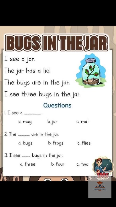 Bugs in the Jar | English Learning | #shorts - YouTube