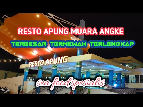 Resto apung Muara Angke sea food termegah terbesar diJakarta - YouTube