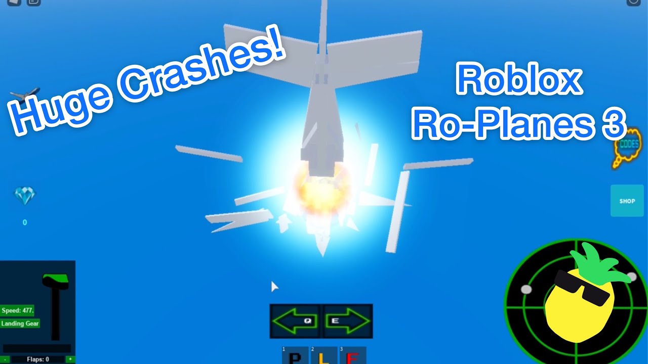 HUGE Crashes In Roblox Ro-Planes 3 - YouTube
