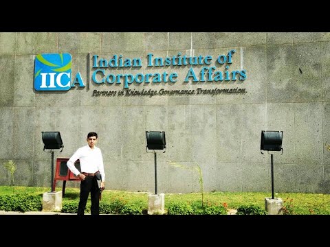 Indian Institute of Corporate Affairs * IICA * Gurugram- A great View ...