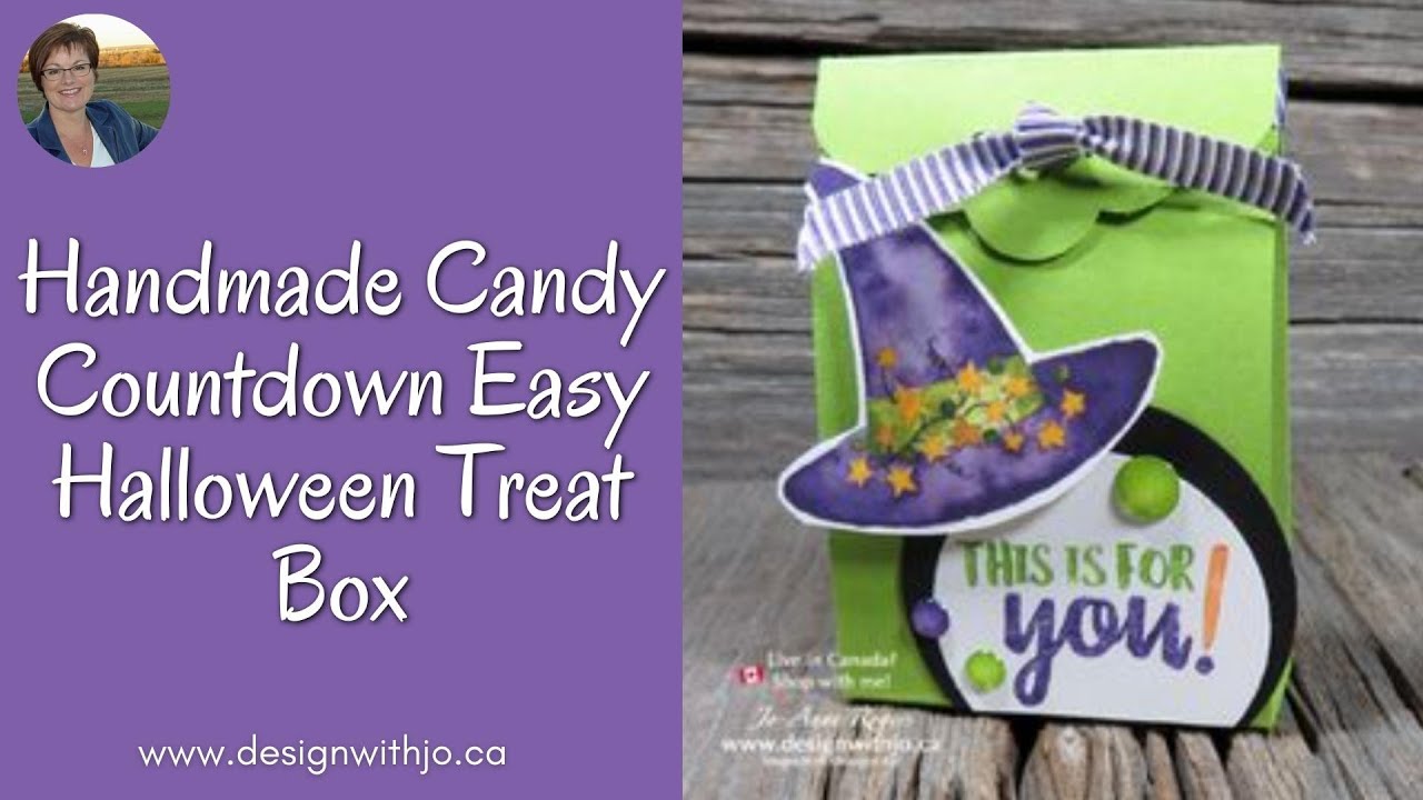 Handmade Candy Countdown Easy Halloween Treat Box - YouTube