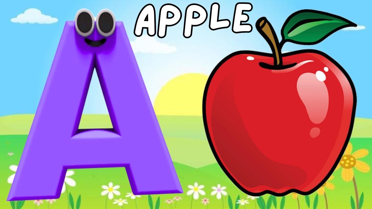 ABC song | a for apple | abc phonics song for toddlers | nursery rhymes ...