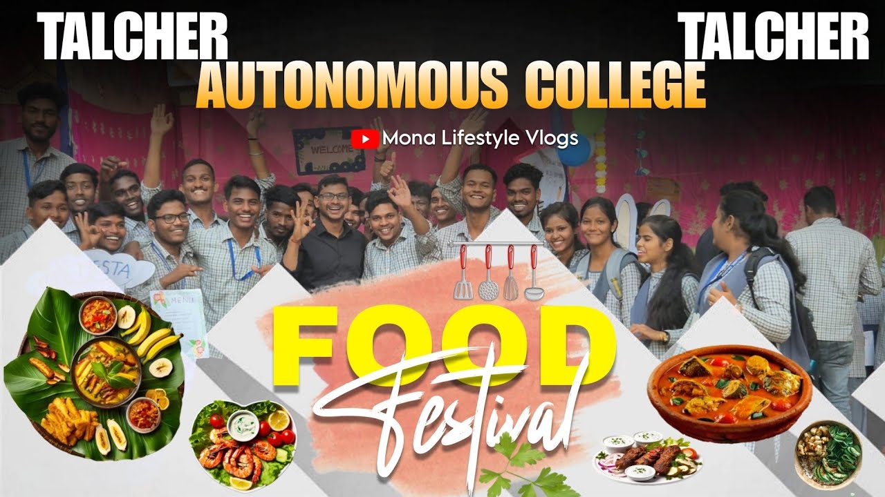 food festival // Talcher Autonomous college//#viralvideo #trending #new ...