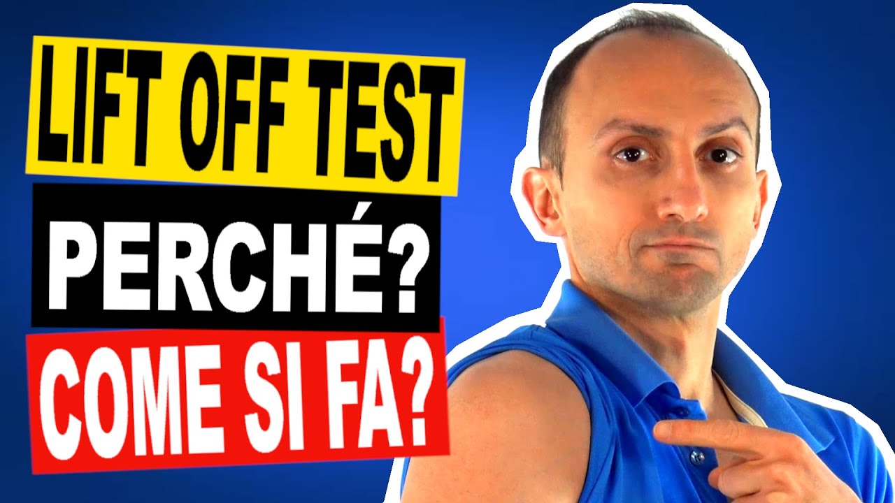 Test Lift Off per la Spalla: Come si fa, Quando è Positivo e Quando è ...