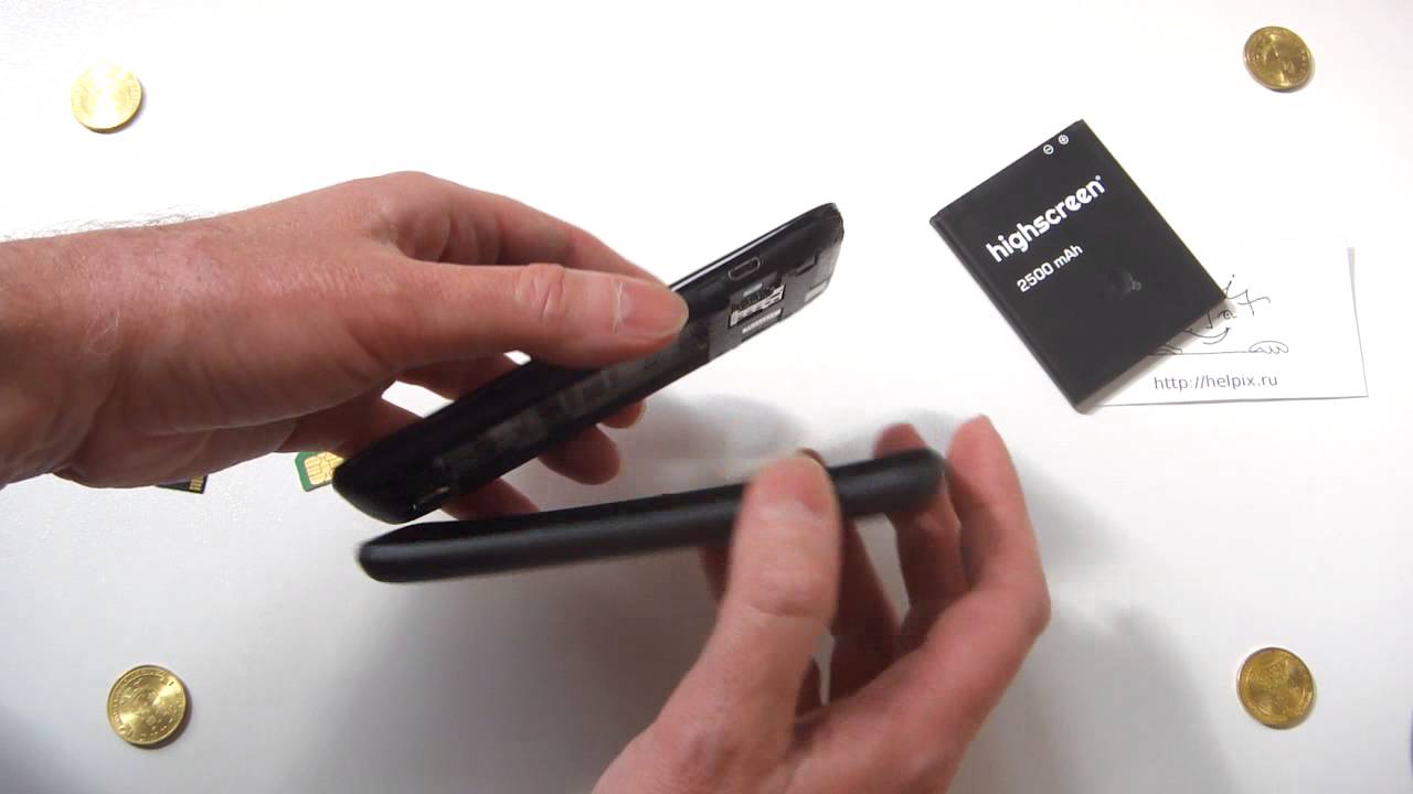 Highscreen Explosion - распаковка, включение, краткий обзор - YouTube